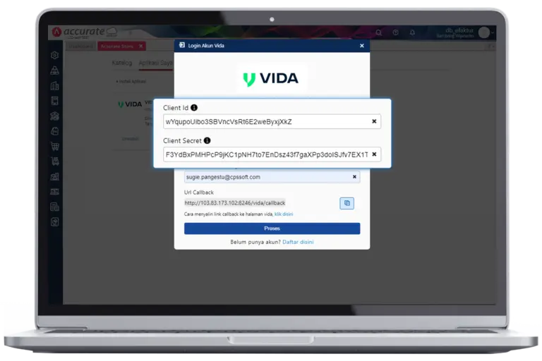 Tutorial Integrasi Vida Sign pada Accurate Online | Tutorial Accurate