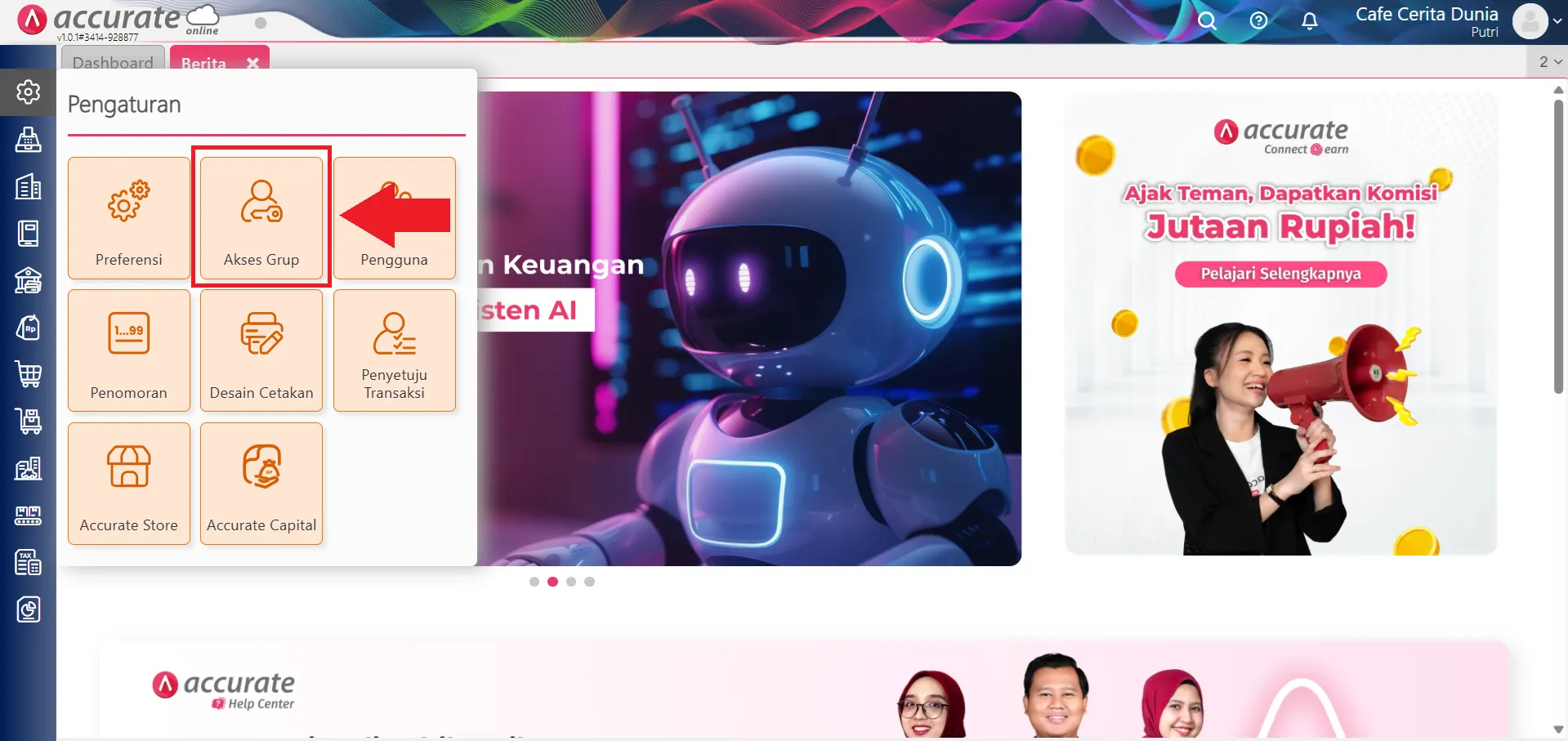 Cara Membatasi Transaksi Operator Sesuai Limit Anggaran | Help Accurate