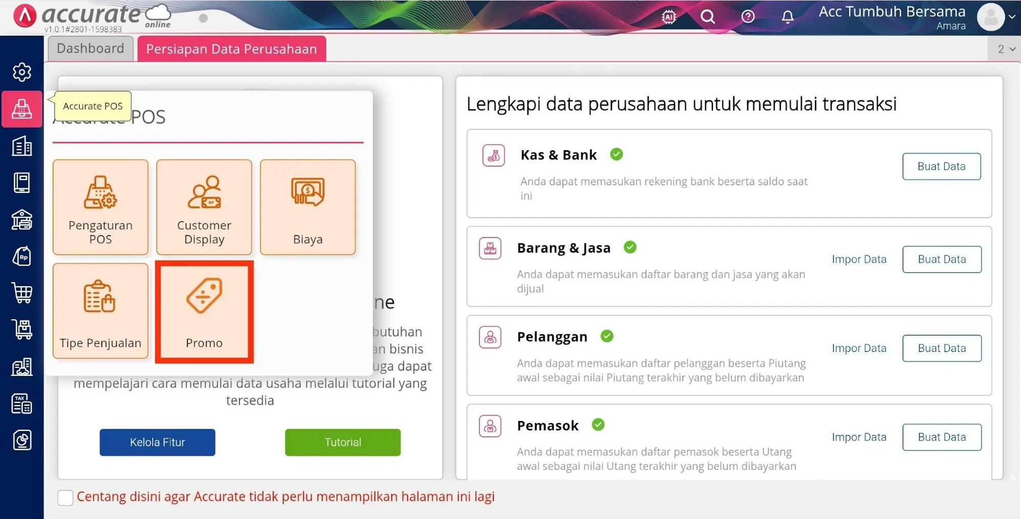 Cara membuat promo Buy One Get One di Accurate POS | Help Accurate