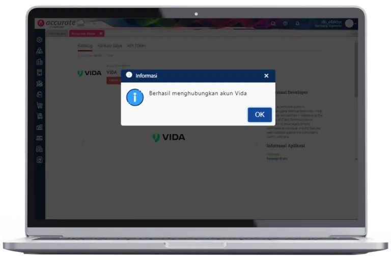 Tutorial Integrasi Vida Sign pada Accurate Online | Help Accurate