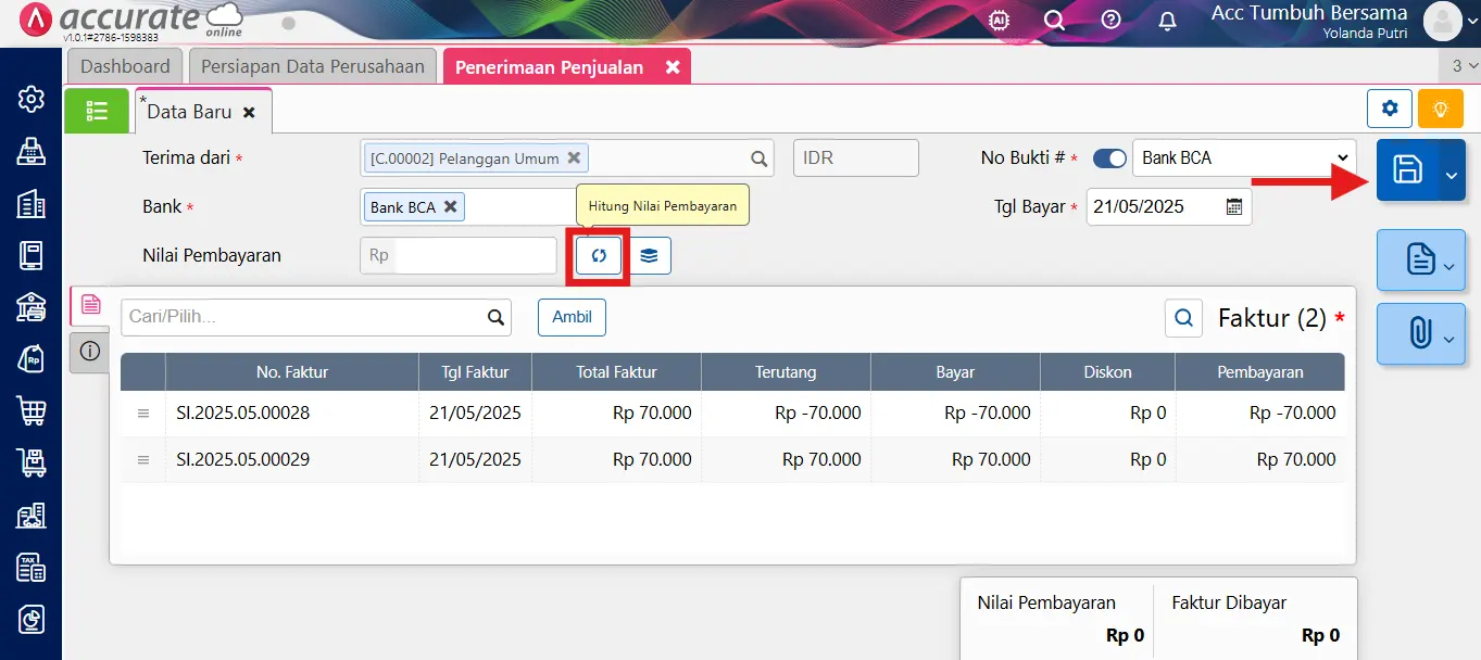 Cara melakukan retur penjualan diganti dengan barang lain | Help Accurate