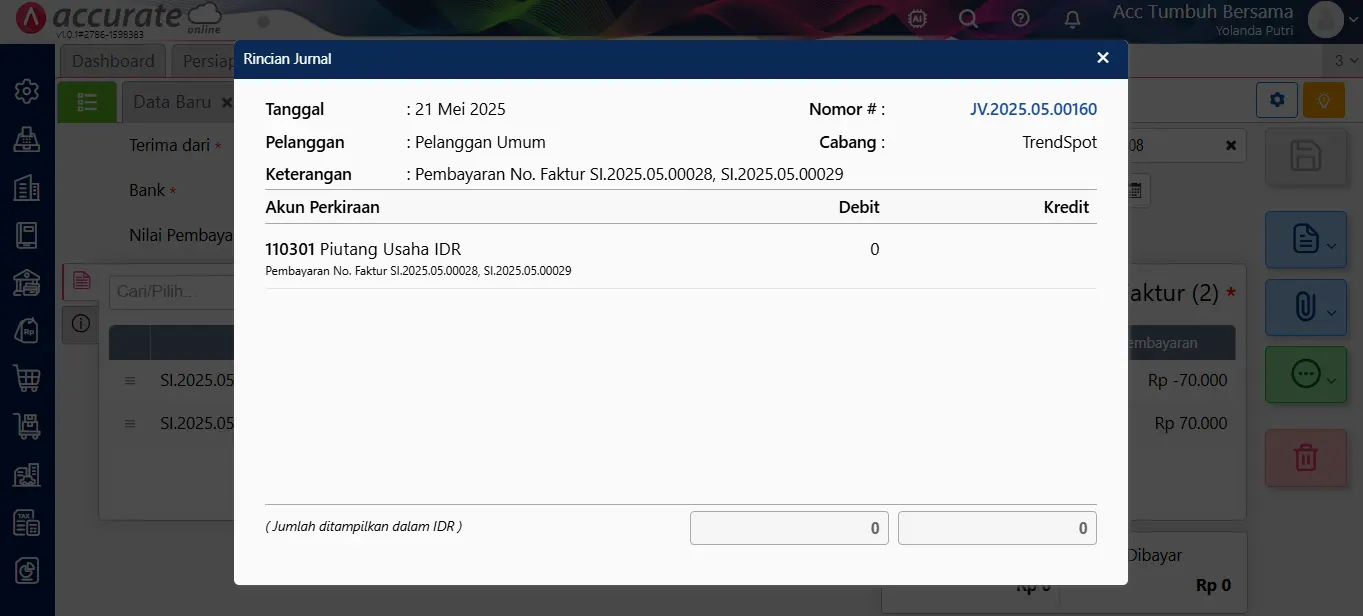 Cara melakukan retur penjualan diganti dengan barang lain | Help Accurate