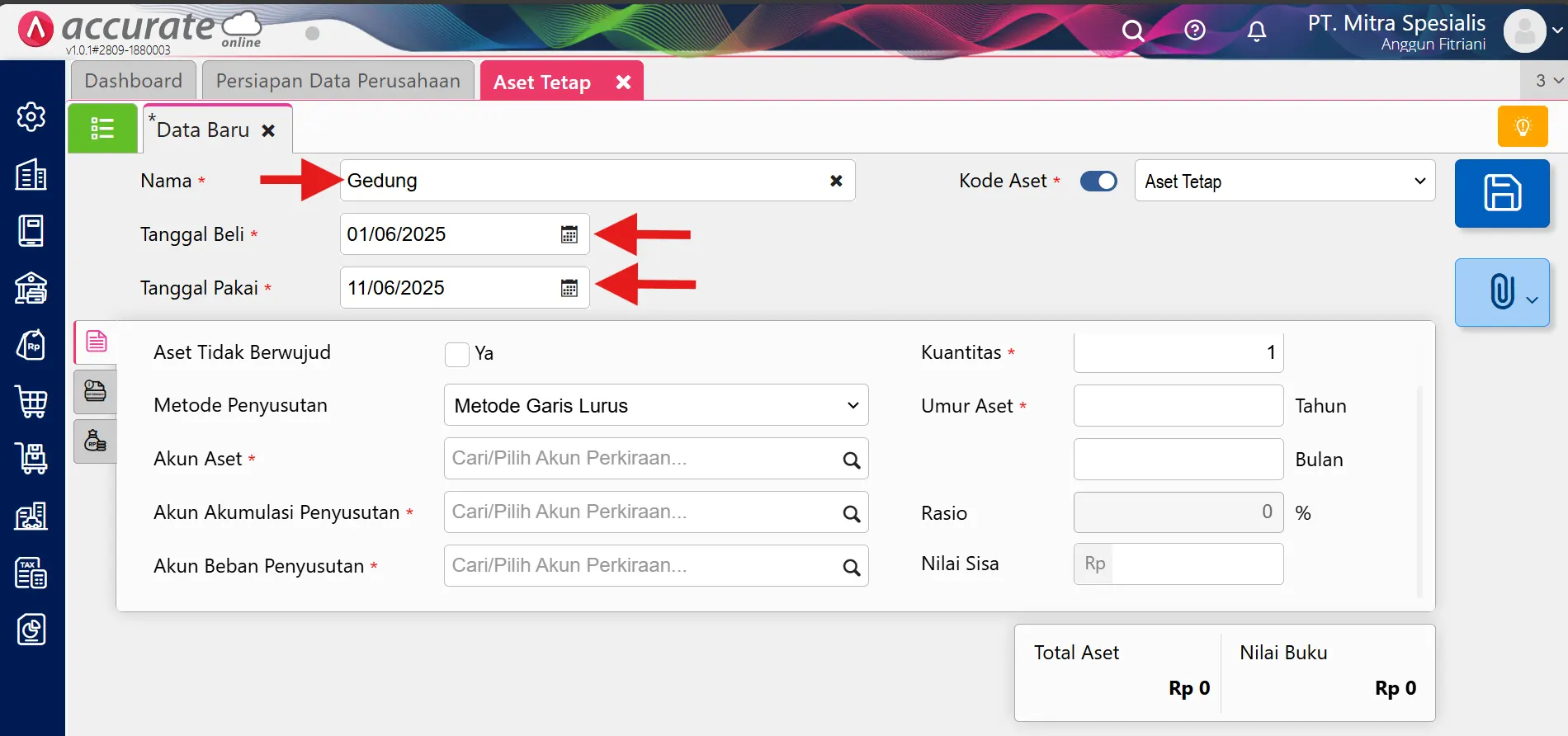 Cara mencatat biaya renovasi atau pembangunan aset tetap sebagai nilai ...