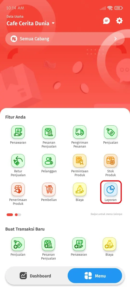 Cara Menampilkan Laporan Penjualan di Accurate Lite | Help Accurate