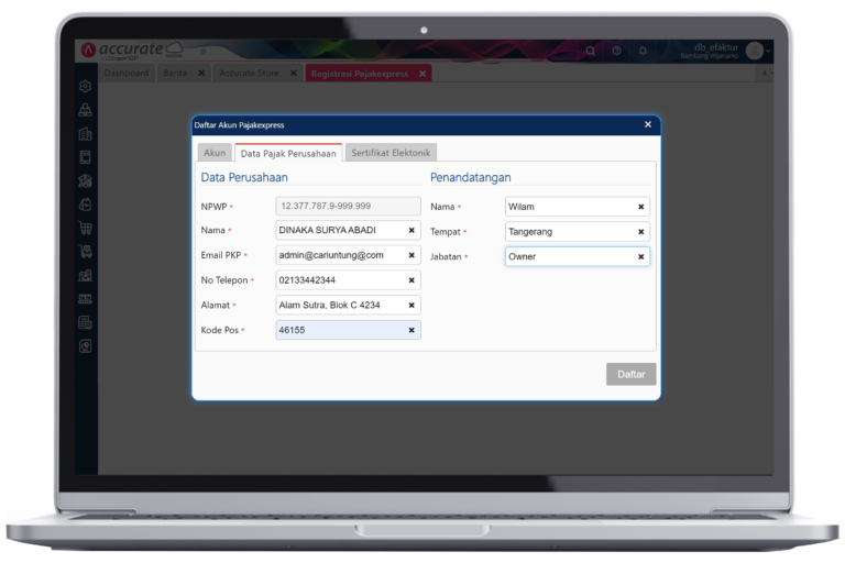 Cara Integrasi Pajak Express dengan Accurate Online | Help Accurate