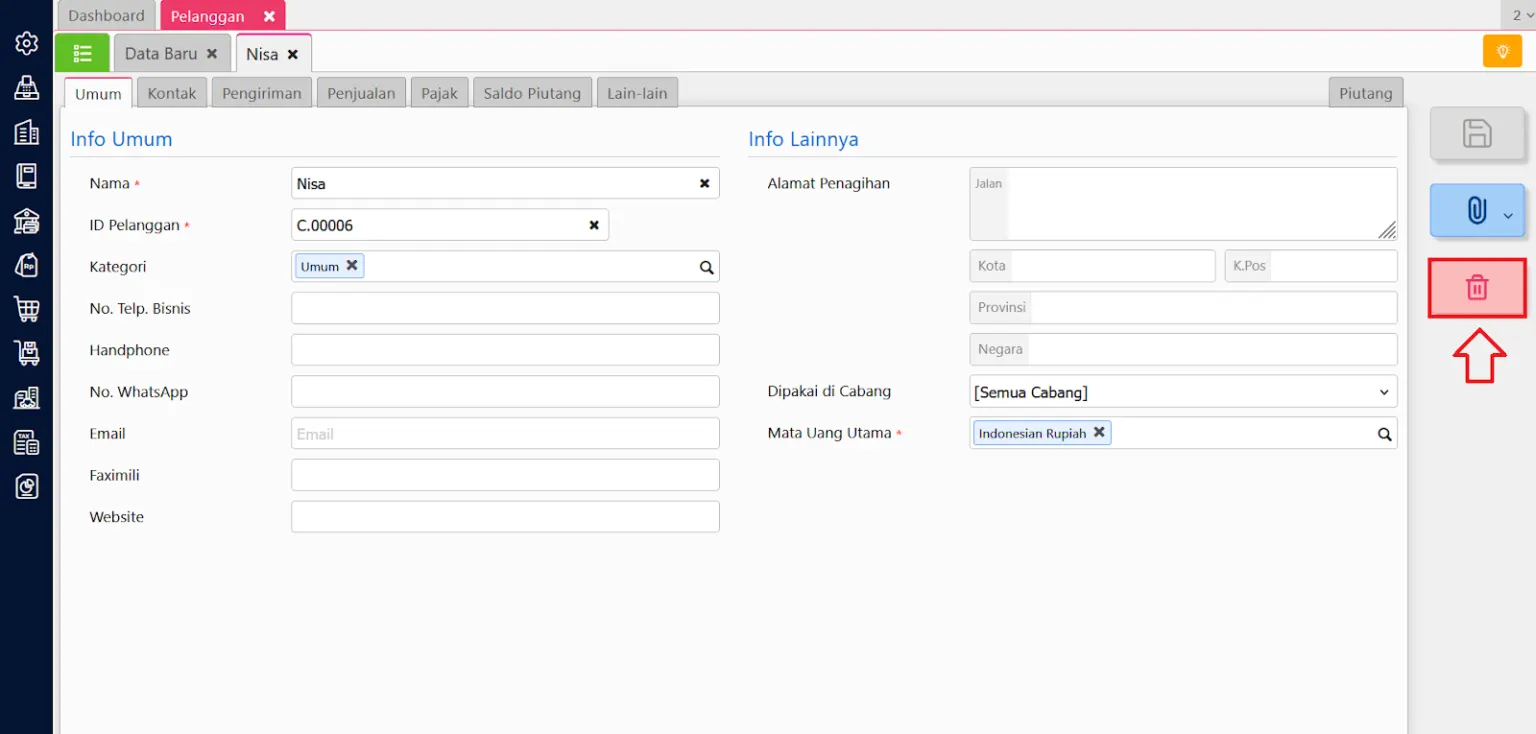 Cara Menghapus Data Pelanggan di Accurate POS | Tutorial Accurate