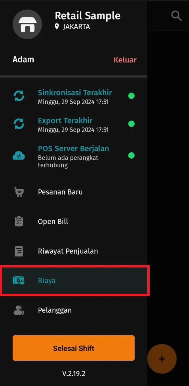 Cara Mencatat Biaya di Accurate POS | Help Accurate