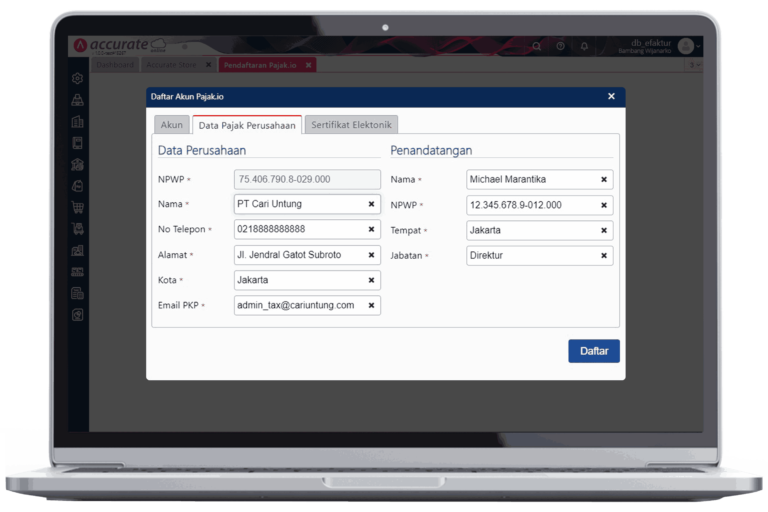 Cara Integrasi Pajak.io dengan Accurate Online | Help Accurate