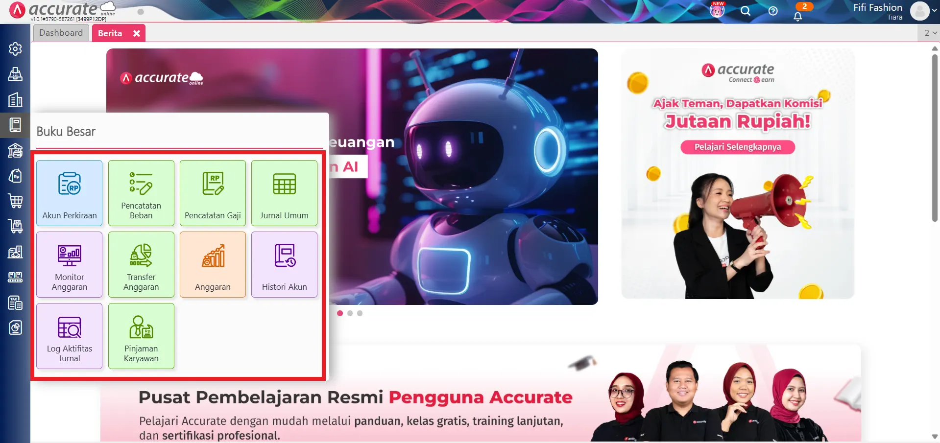 Arti Warna Menu di Accurate Online | Tutorial Accurate